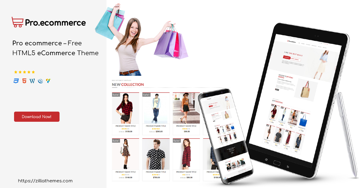 Pro Shop | Single Page E-Commerce HTML Template - Zilla Themes